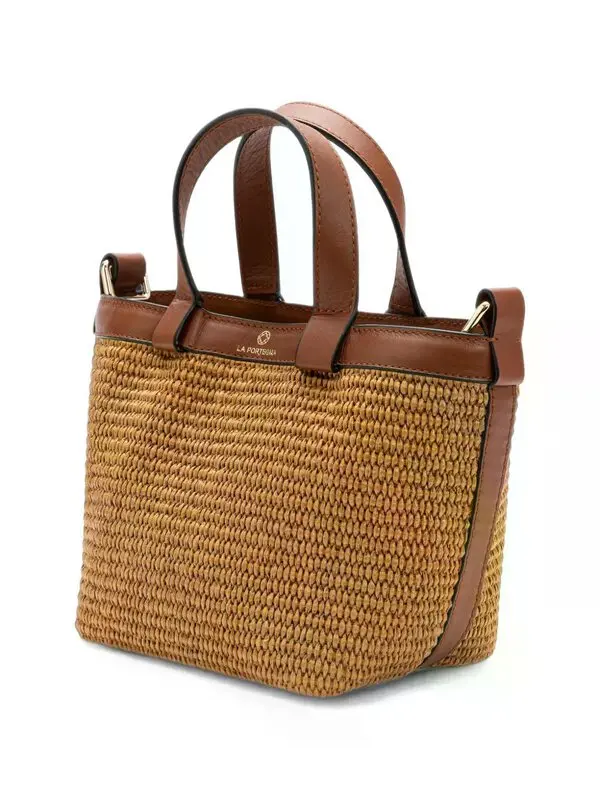 LA PORTEGNA Teresita Jute Tote Bag