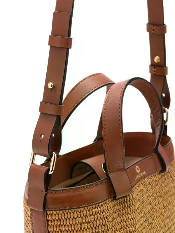 LA PORTEGNA Teresita Jute Tote Bag
