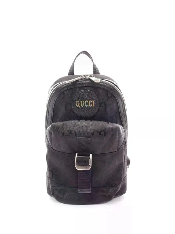 Gucci 2010s Off The Grid Gg Pattern Belt Bag - Black