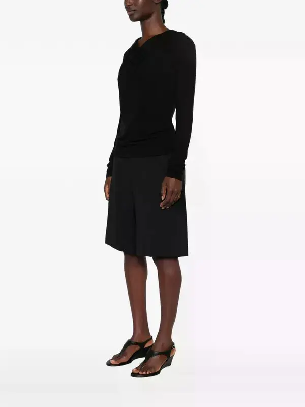 Vince Cowl-neck Long-sleeve Top