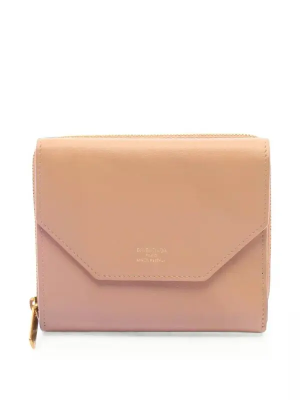 Balenciaga 2010s Envelope Trifold Wallet - Neutrals