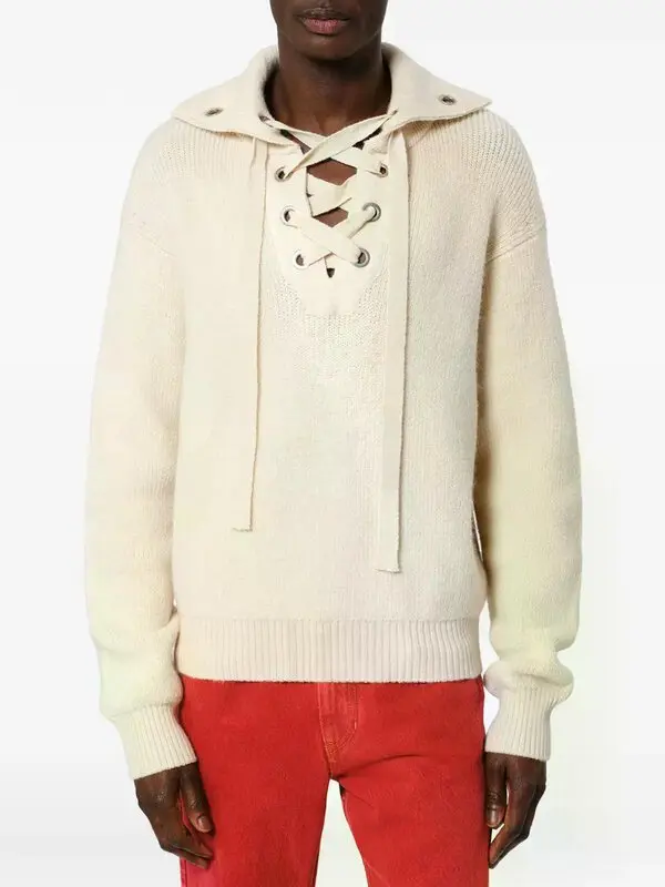 Isabel Marant Étoile Ydali Lace-up Collar Sweater