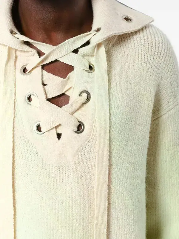 Isabel Marant Étoile Ydali Lace-up Collar Sweater