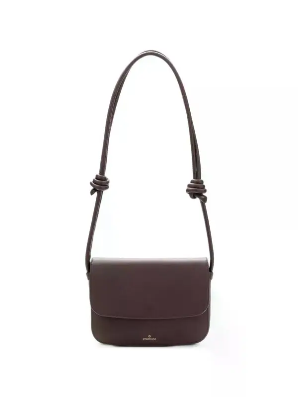 LA PORTEGNA Lucía Knotted-strap Shoulder Bag