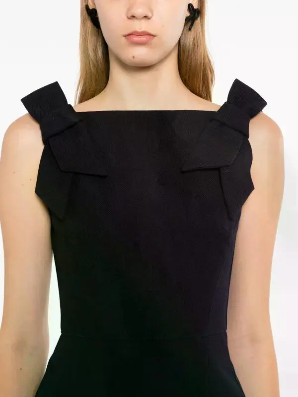 SHUSHU/TONG Bow-detailed Sleeveless Dress