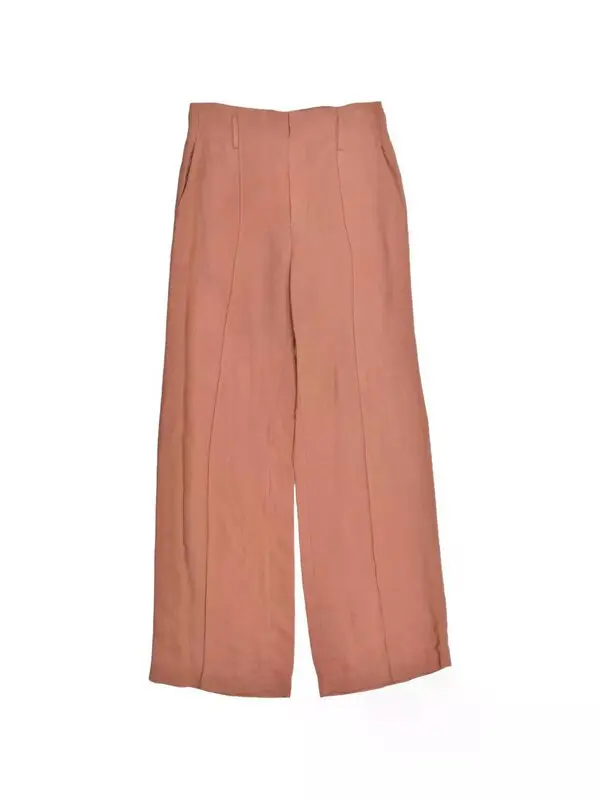 Brunello Cucinelli Pleated Wide-leg Trousers - Orange