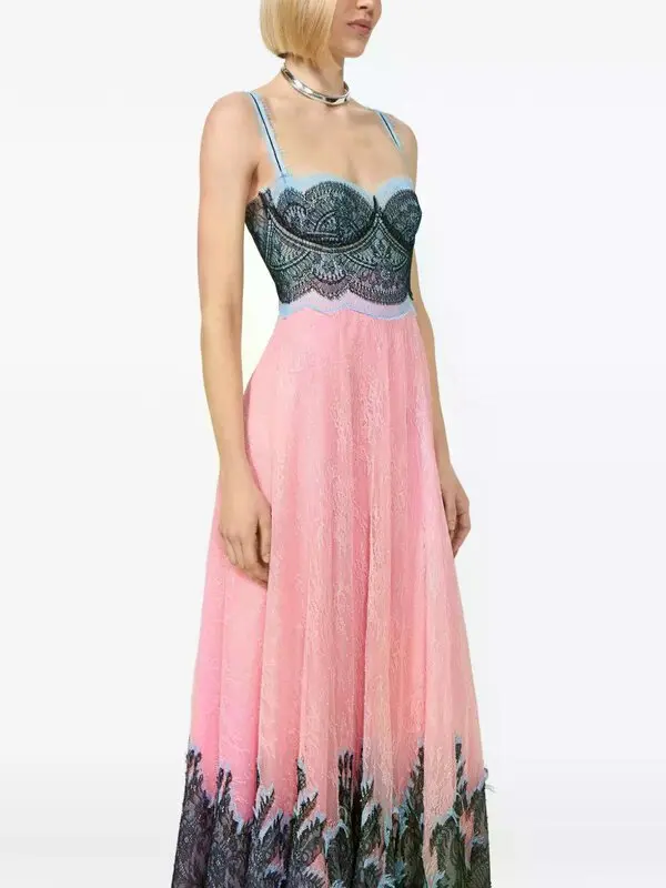 Costarellos Gallie Chantilly Lace Gown