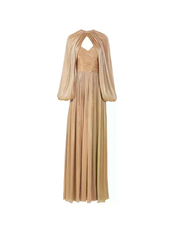Costarellos Sireen Pleated Gown