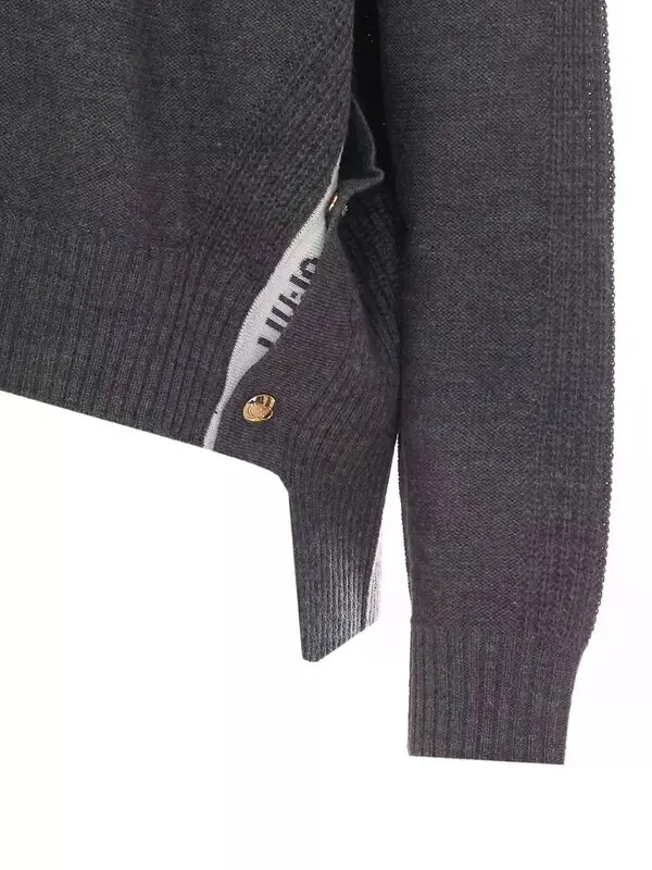 Liu Jo Roll-neck Side-slit Sweater