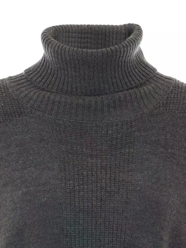 Liu Jo Roll-neck Side-slit Sweater