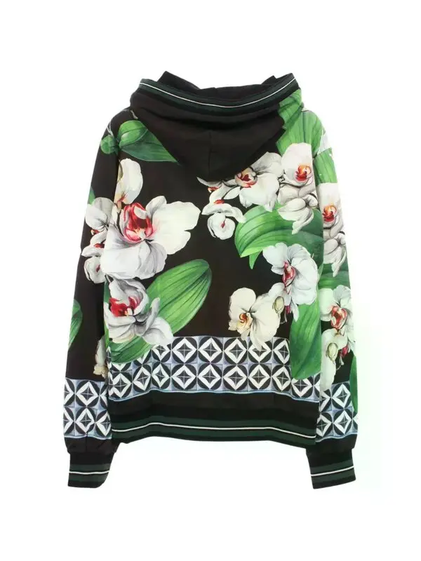 Dolce & Gabbana 2010s Floral-print Hoodie