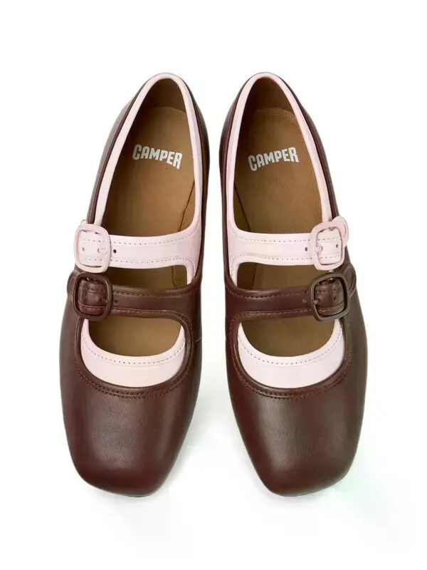 Camper Casi Myra Double-strap Ballet Flats