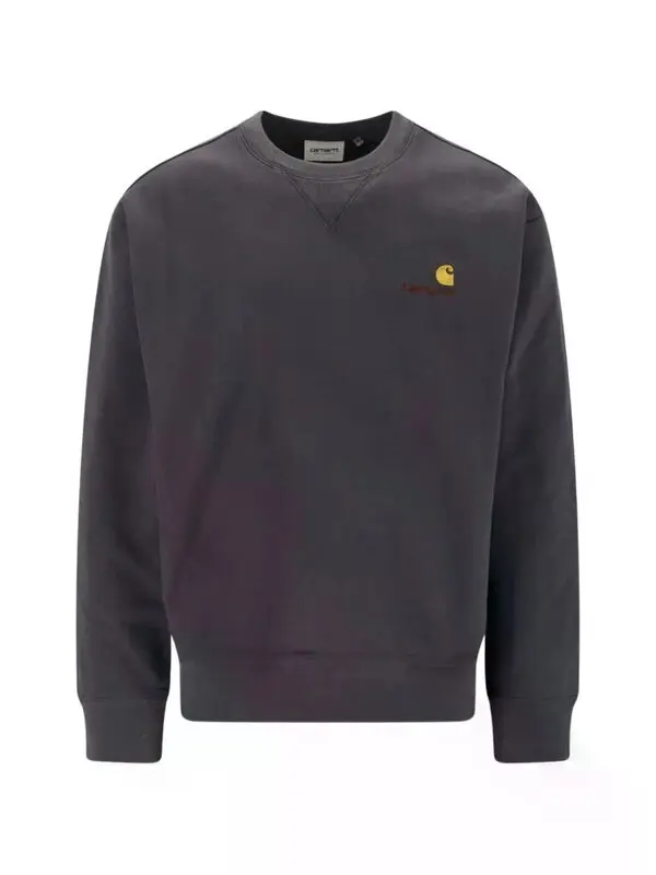 Carhartt Work In Progress American Script Logo-embroidered Sweatshirt