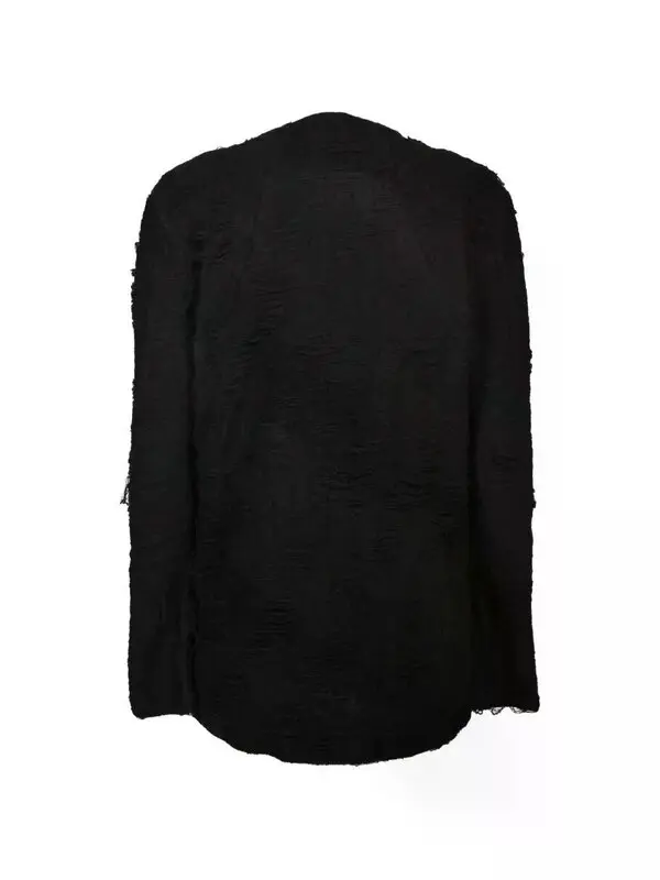 D HYGEN Distressed Jacquard-woven T-shirt