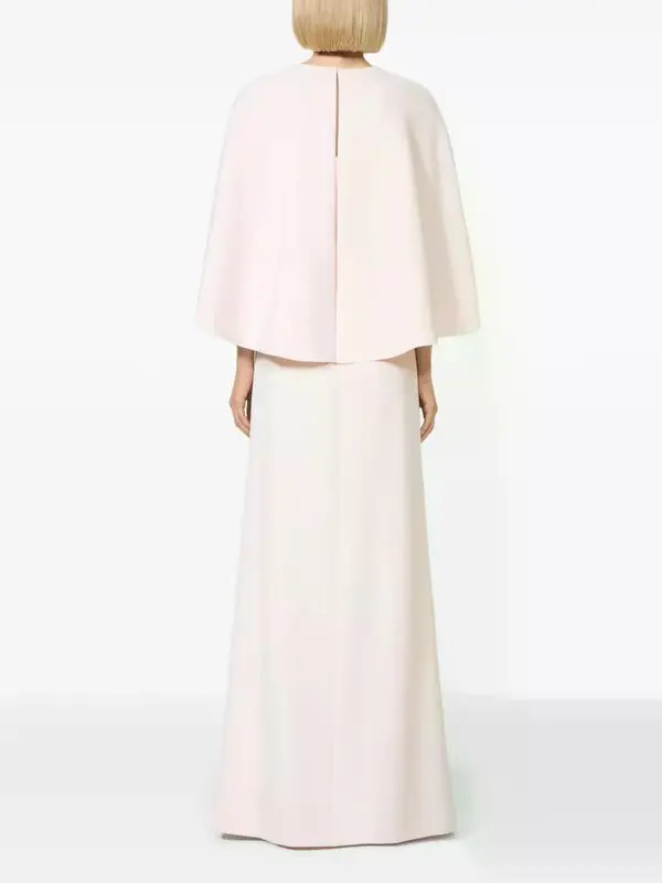 Costarellos Jessine Floral-appliqué Strapless Gown - Pink