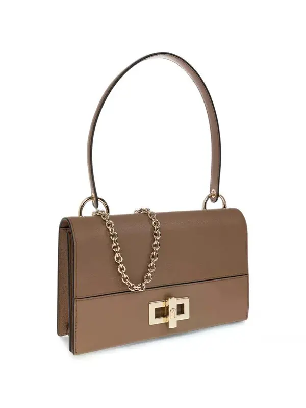 Furla Amelia Leather Shoulder Bag - Brown