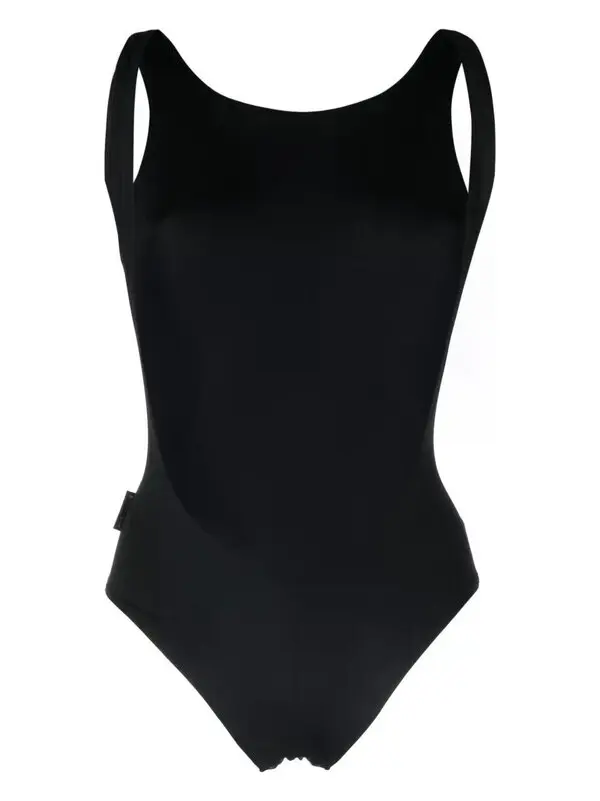 Palm Angels Slogan-print Low-back Swimsuit
