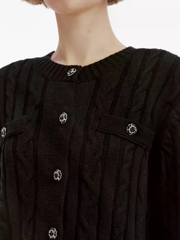 B+AB Cable-knit Button-up Cardigan