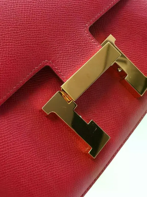 Hermès 2016 Constance 24 Shoulder Bag - Red