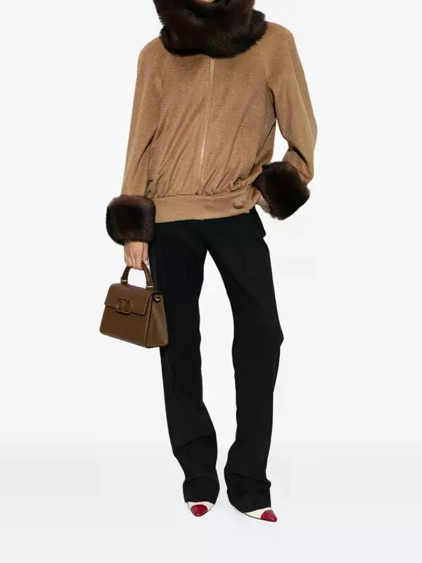 Valentino Garavani Pleated Wool Trousers