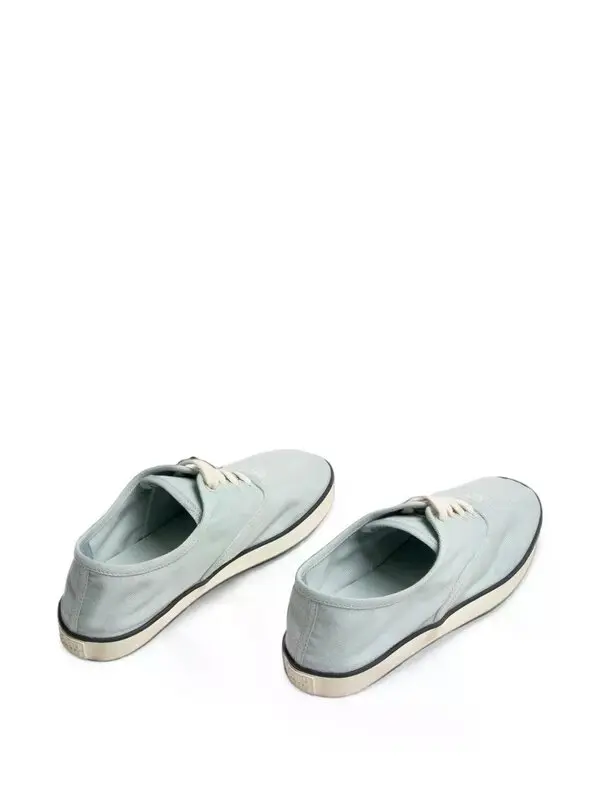 Miu Miu Distressed Denim Sneakers