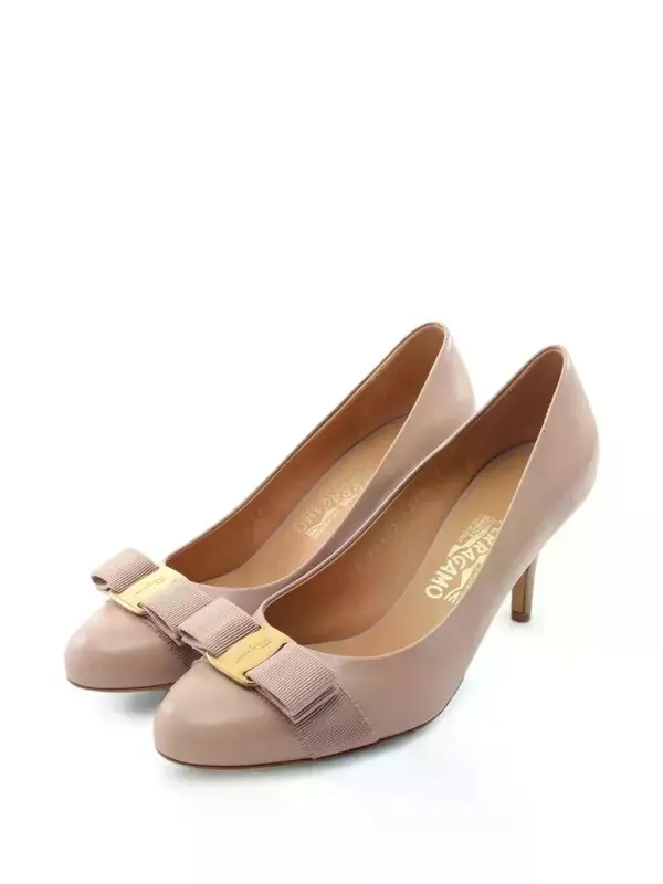 FERRAGAMO 2010s Vara Bow Pumps - Pink