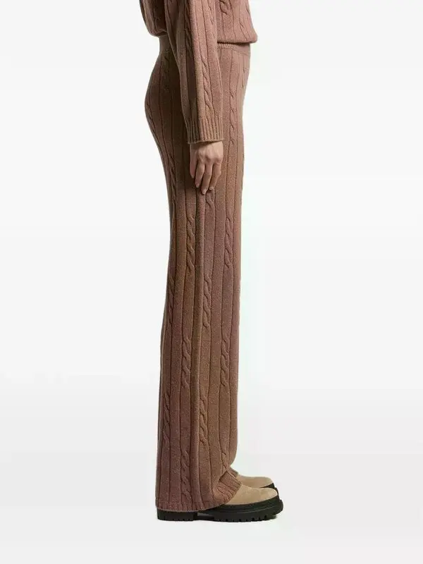 Peserico Cable-knit Sequin-embellished Trousers