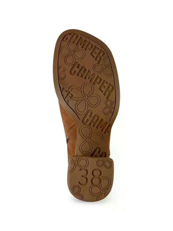 Camper Kora Nubuck Leather Boots - Brown