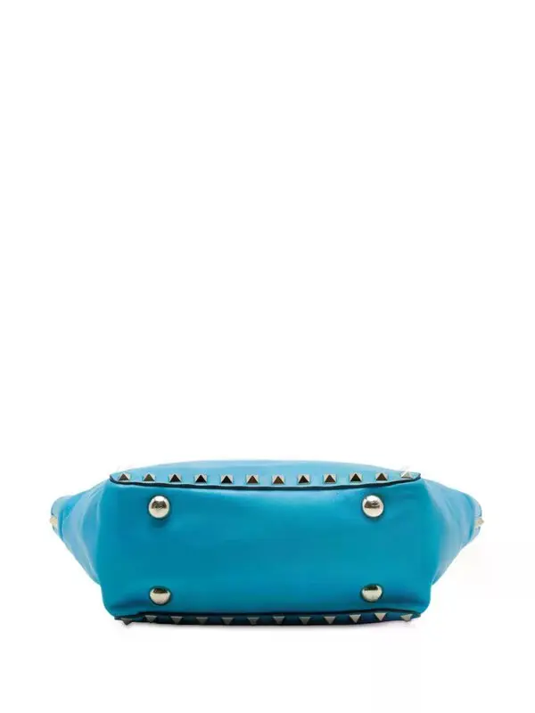 Valentino Garavani 2000-2017 Mini Leather Rockstud Trapeze Satchel
