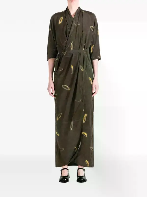 CORTANA Thea Silk Maxi Dress