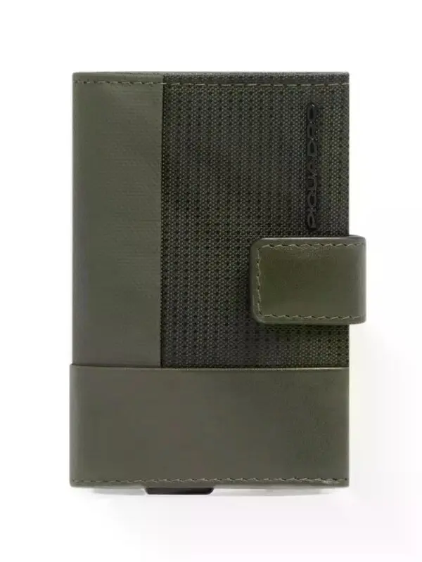 PIQUADRO Sync Panelled Press-stud Cardholder