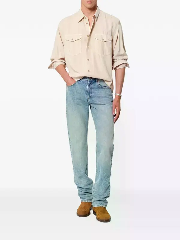 Isabel Marant Étoile Saul Flap-pocket Shirt - Neutrals