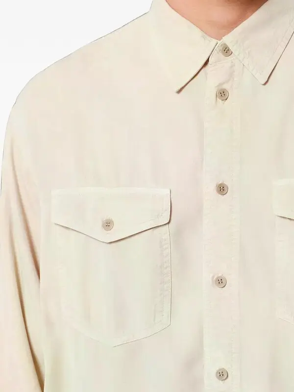 Isabel Marant Étoile Saul Flap-pocket Shirt - Neutrals