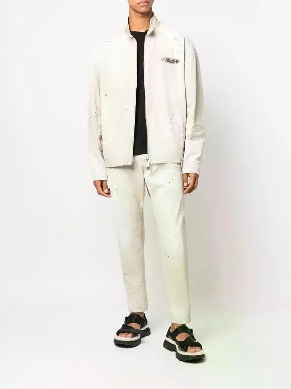 Dsquared2 Logo-print Straight-leg Trousers
