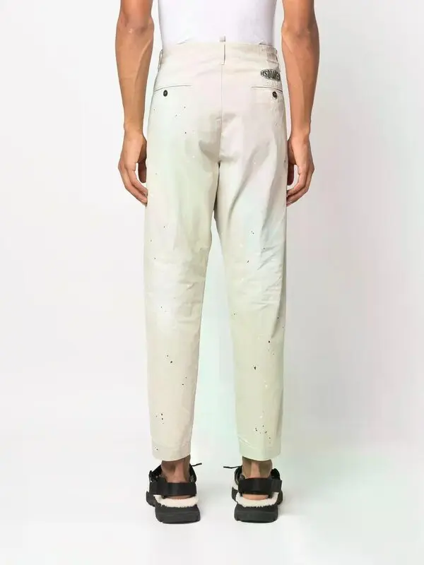 Dsquared2 Logo-print Straight-leg Trousers