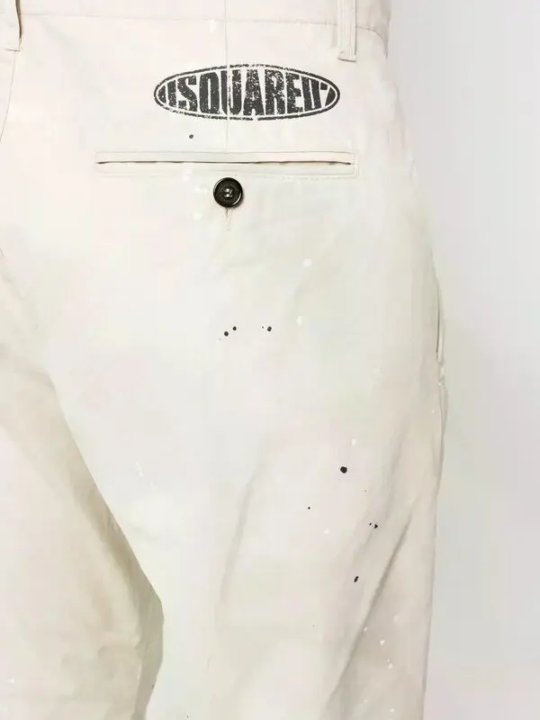 Dsquared2 Logo-print Straight-leg Trousers