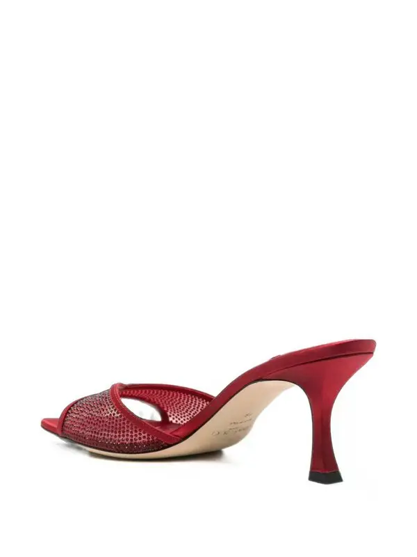 JIMMY CHOO Skye Crystal-embellished Mules