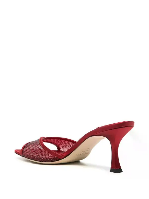 JIMMY CHOO Skye Crystal-embellished Mules