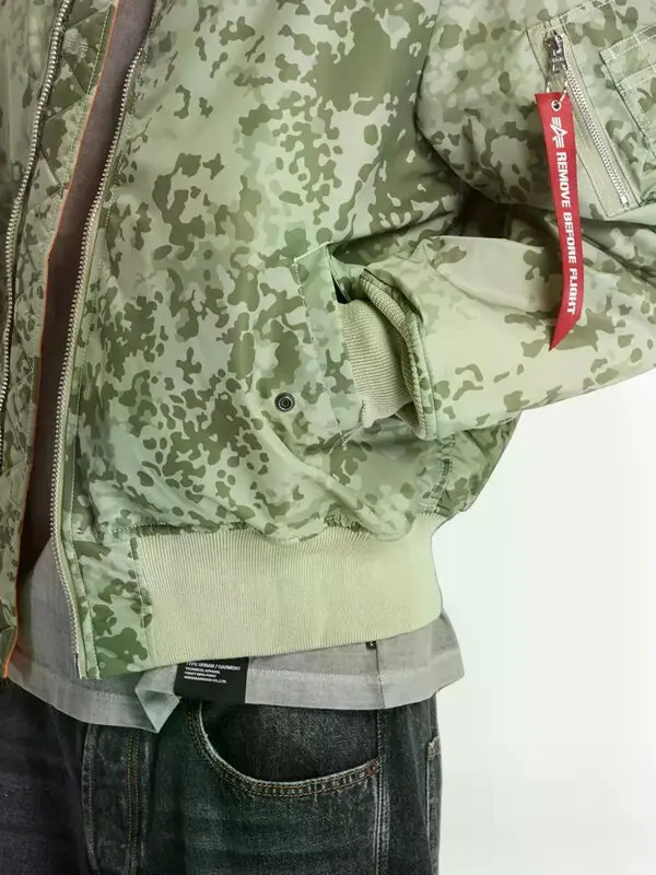 Alpha Industries Ma-1 Camo-print Reversible Bomber Jacket