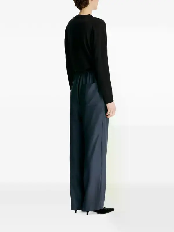 Loulou De Saison Alera Elasticated-waist Wide-leg Trousers