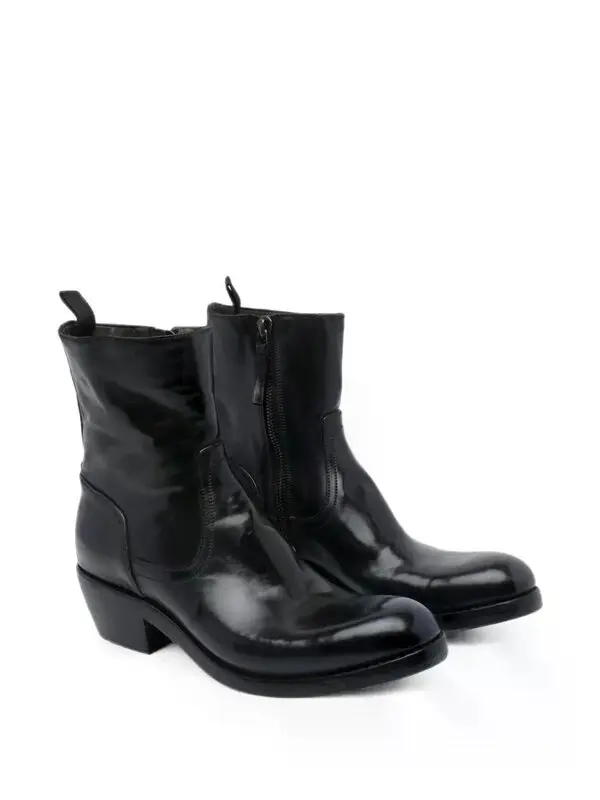 Premiata Cordovan Texan Ankle Boots
