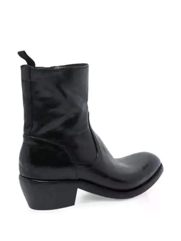 Premiata Cordovan Texan Ankle Boots