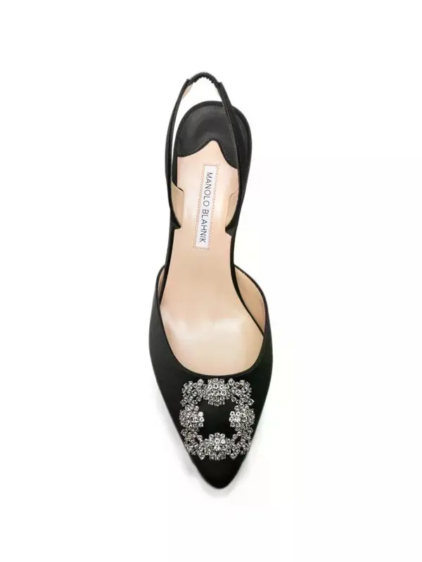 Manolo Blahnik Hangisli Buckle-detail Pumps