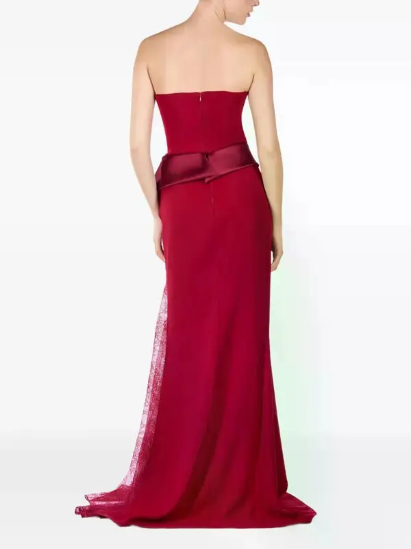 ANDREEA VENECIUC Rosalie Lace-up Gown