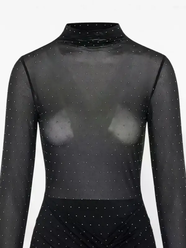 Liu Jo Long Tulle Dress With Rhinestones