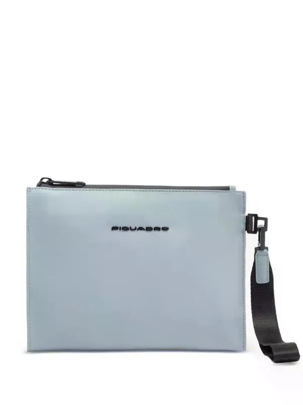 PIQUADRO Water-resistant Clutch Bag - Blue