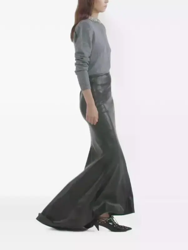 Pinko Cardigan With Jewel Collar - Anthracite