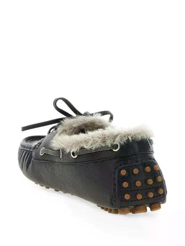 Brunello Cucinelli Monile Shearling-lined Loafers