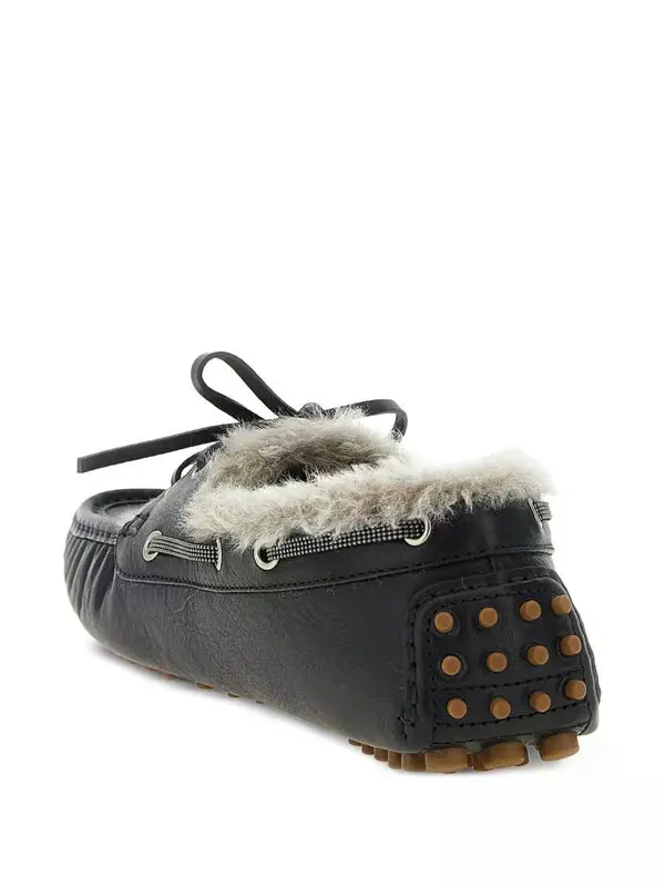 Brunello Cucinelli Monile Shearling-lined Loafers
