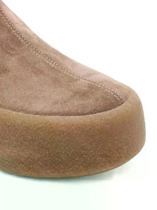 VIC MATIE Stretch Suede Platform Boots